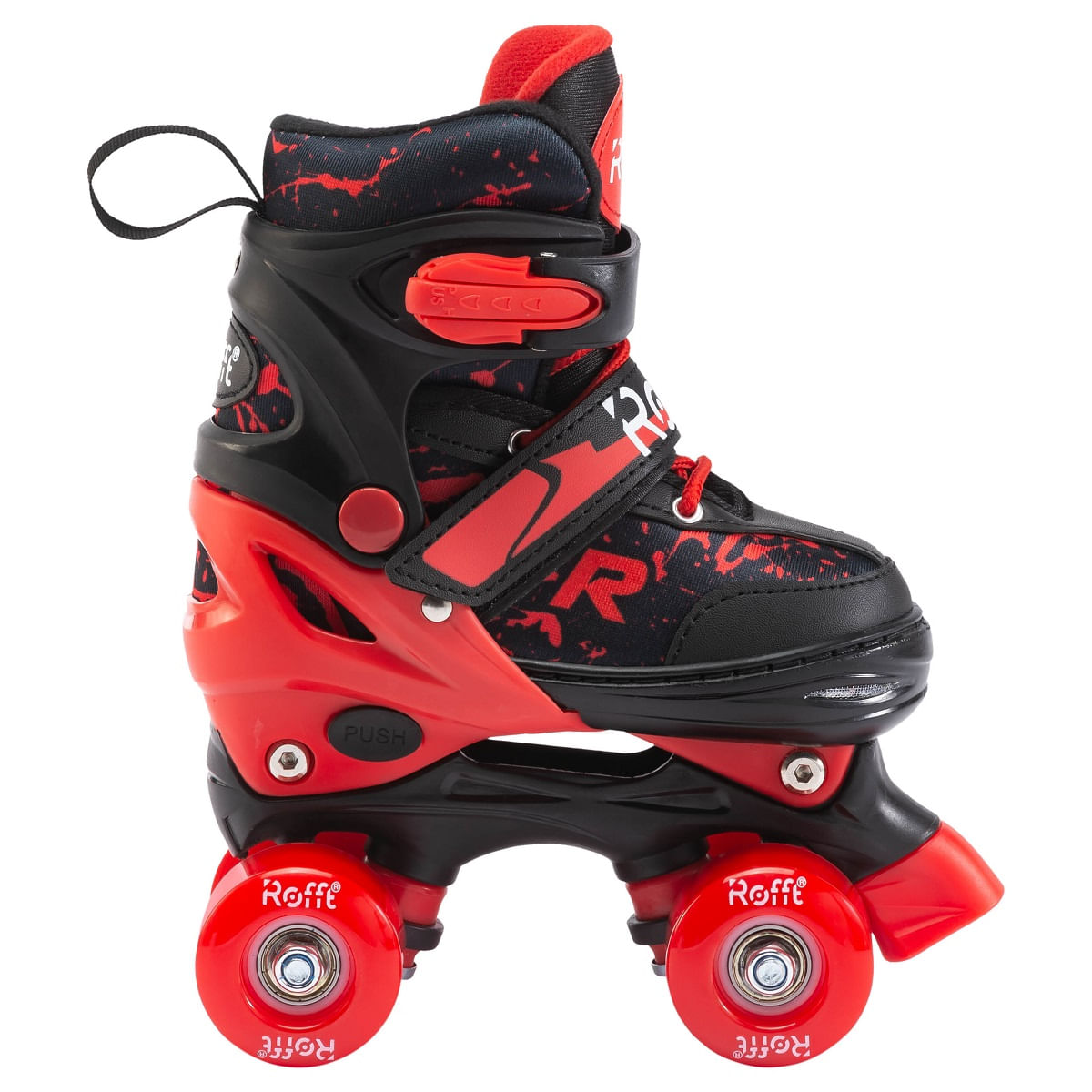 Patin Rollers Quad Extensible Rofft 4 Ruedas Bota Acolchada - Coppel