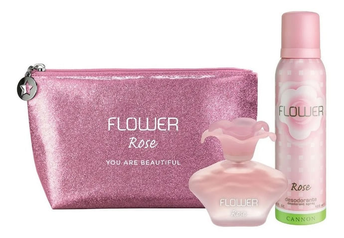 Perfume Flower Rose Neceser Edt 40 Ml + Desodorante 123 Ml Niñas - Coppel