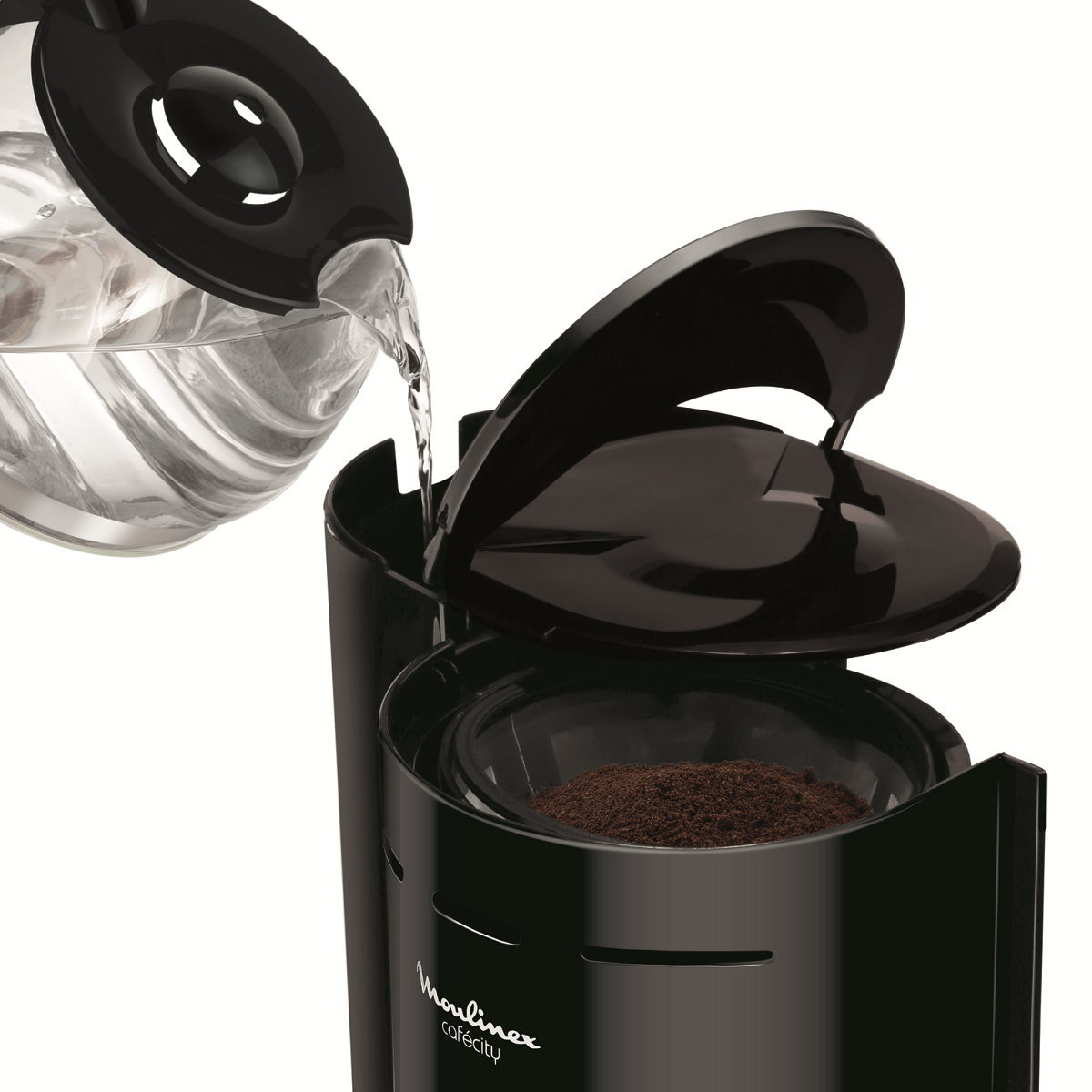 Cafetera de filtro Moulinex CAFECITY NEGRA - Coppel