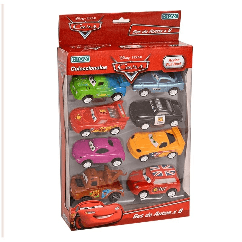 Set de Autos Ditoys Cars Pull Back 8 Piezas - Coppel