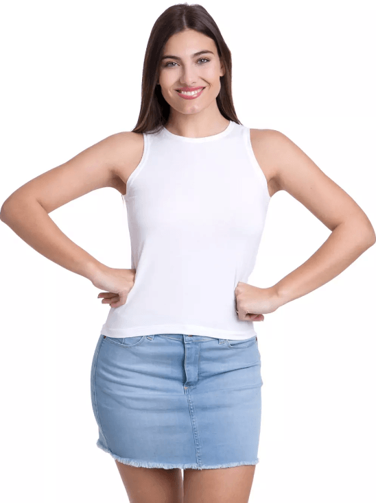Musculosa Onyx Blanca - Coppel