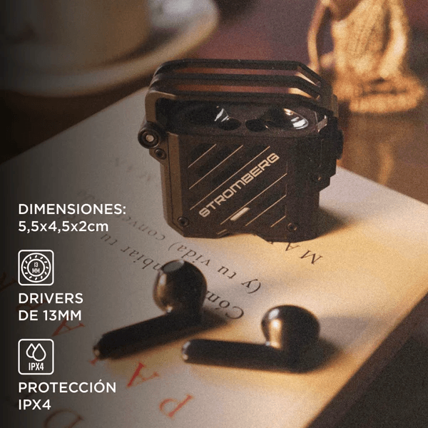 Auricular Inalámbrico In ear Stromberg CYBERWAVE BLACK - Coppel