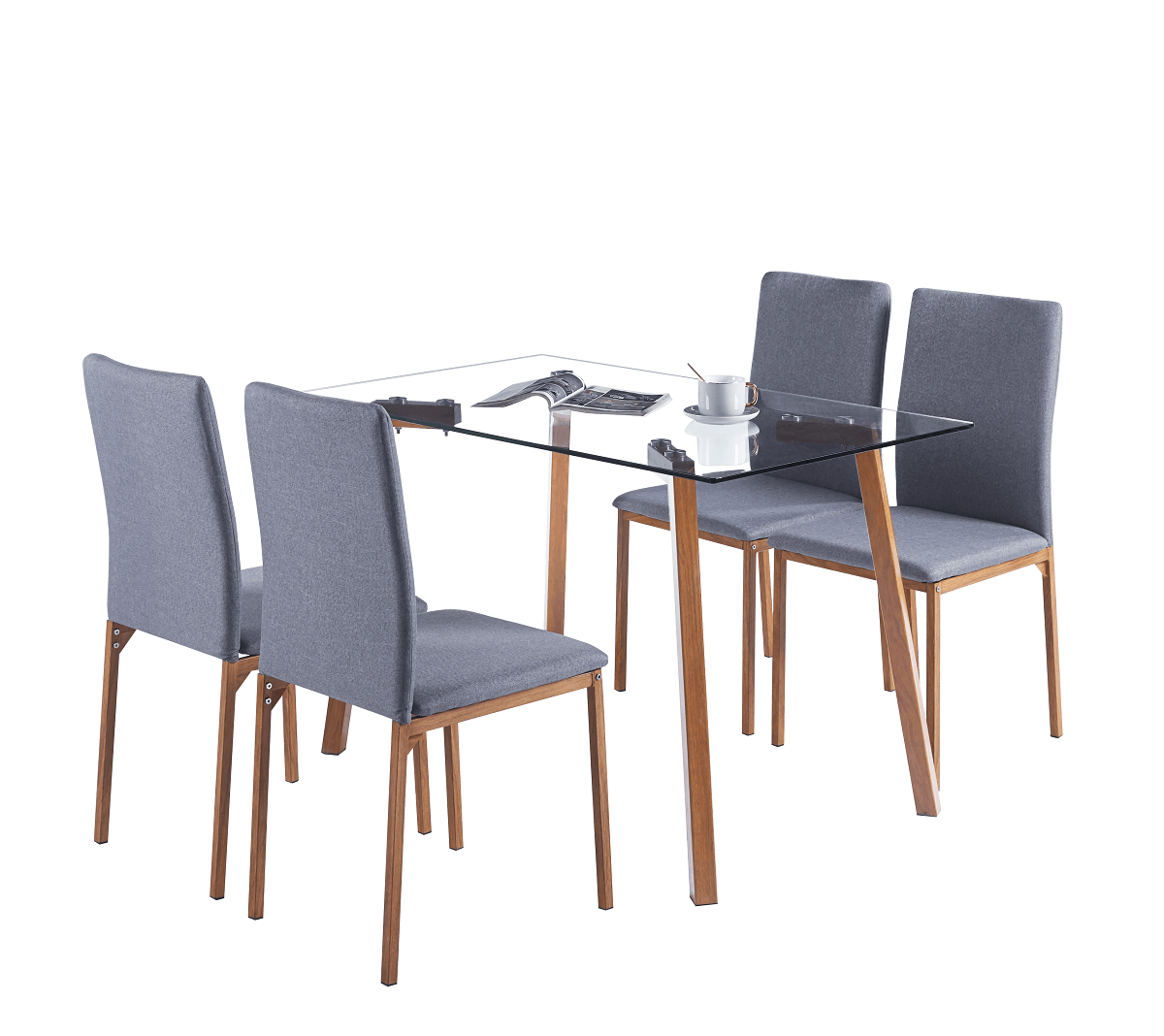 Juego de comedor 4 sillas Coppel AF005 - Coppel