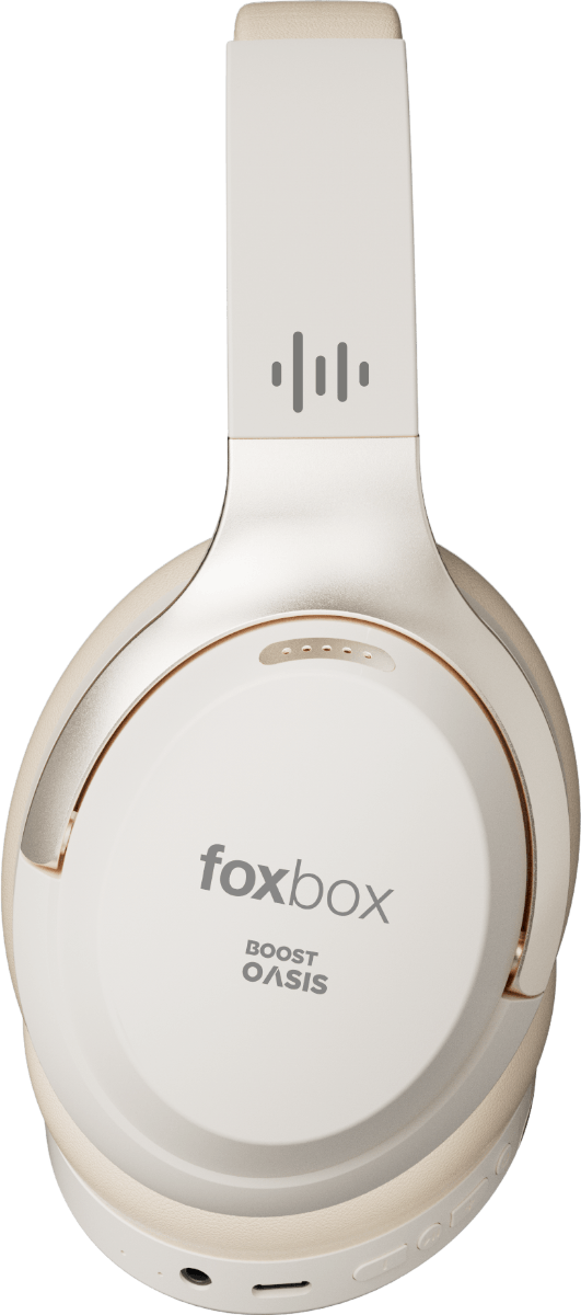 Auricular Vincha Inalambrico Foxbox Boost Tempo Beige - Coppel