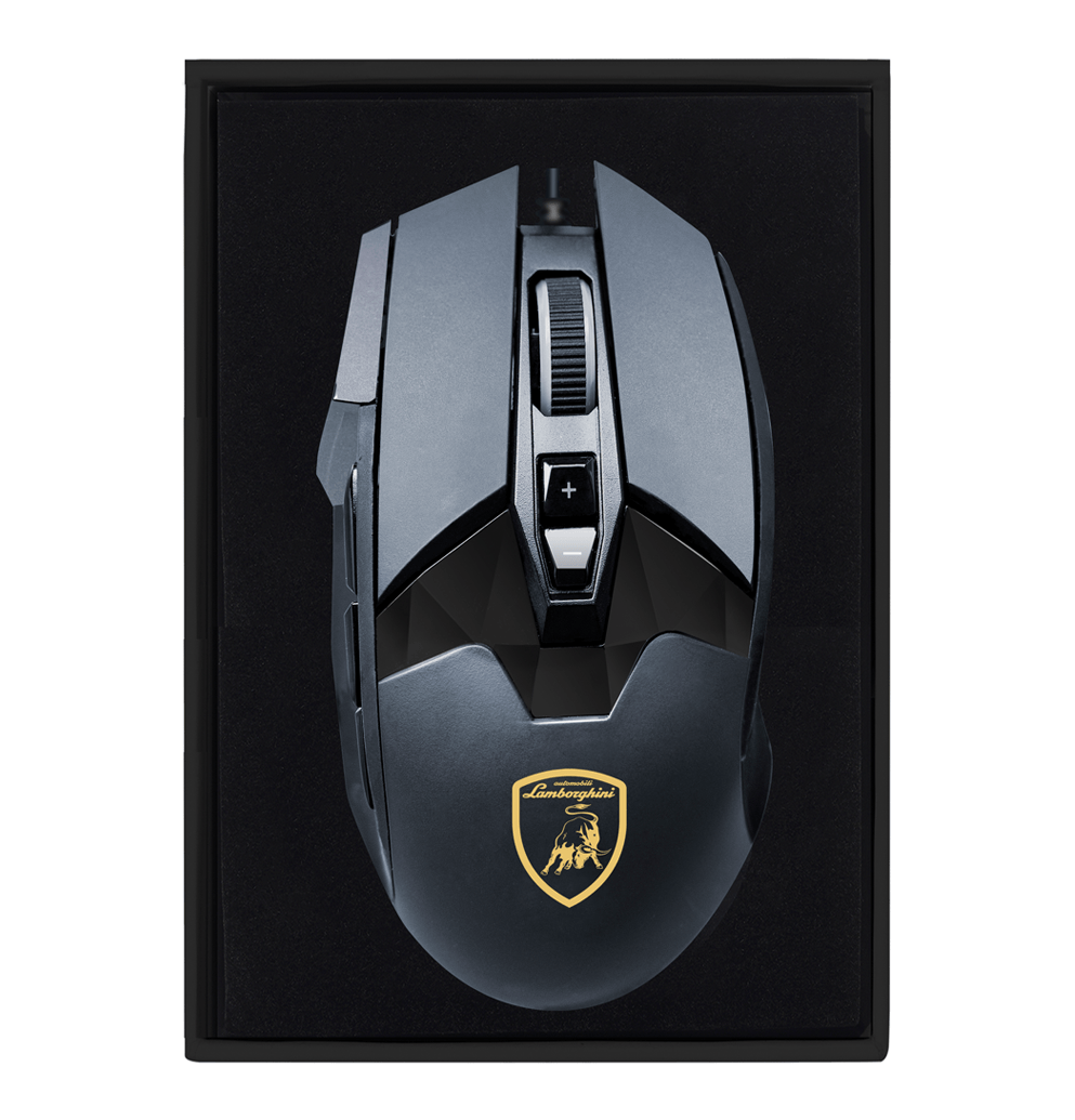 Mouse Gamer Lambo Gaming Veneno RGB Lamborghini Negro - Coppel