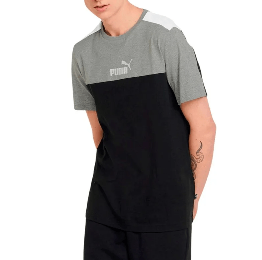 Remera Puma ESS Block Tee Negro - Coppel