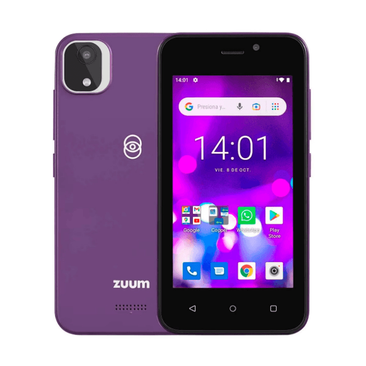 Celular Zuum Magno Mini 1GB 8GB Dual Sim Morado - Coppel