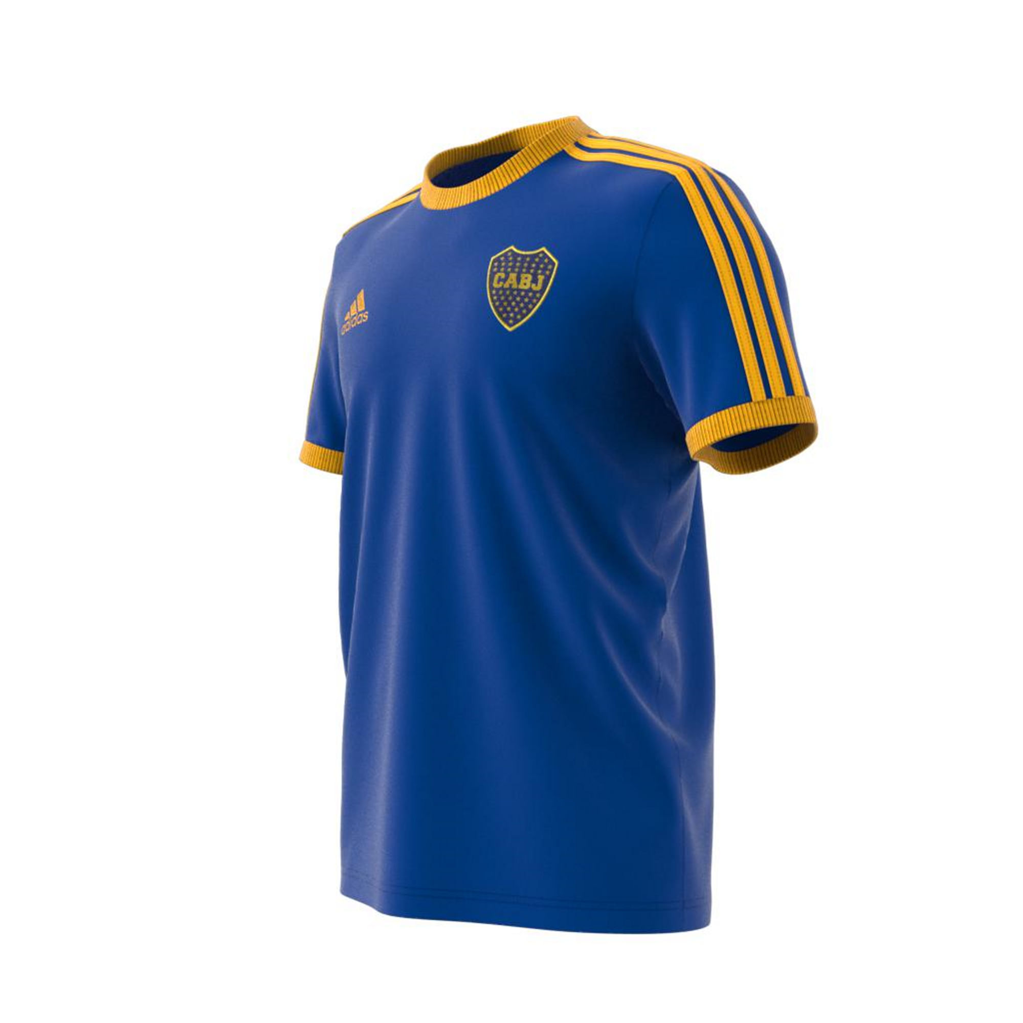 Remera Hombre Adidas Boca Juniors 3 Tiras Azul - Coppel