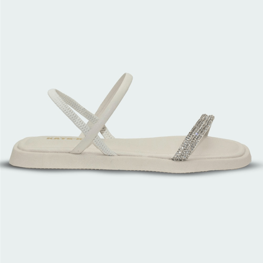 Sandalia Moda Dama Color Blanco Kate Kuba - Coppel