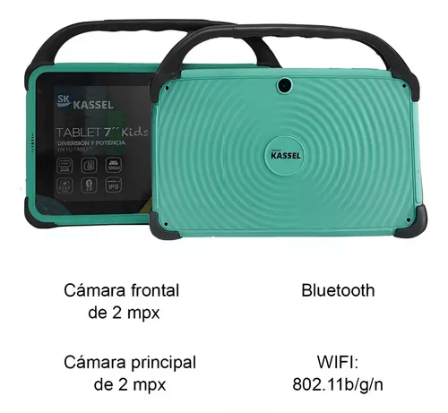 Tablet Kassel SK3403 7'' 2GB 32GB Verde - Coppel