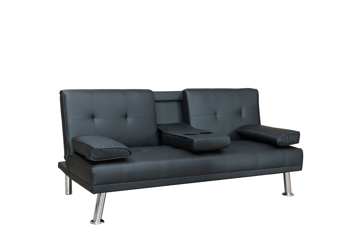 Sofá Cama Ikal Joan Negro - Coppel