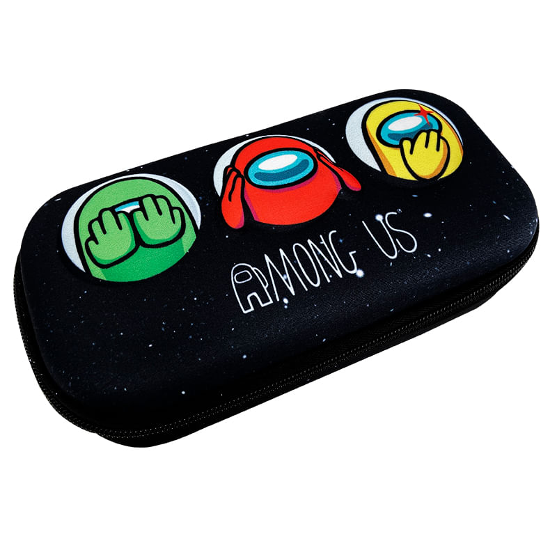 Cartuchera Box Amogus Negro Mooving - Coppel