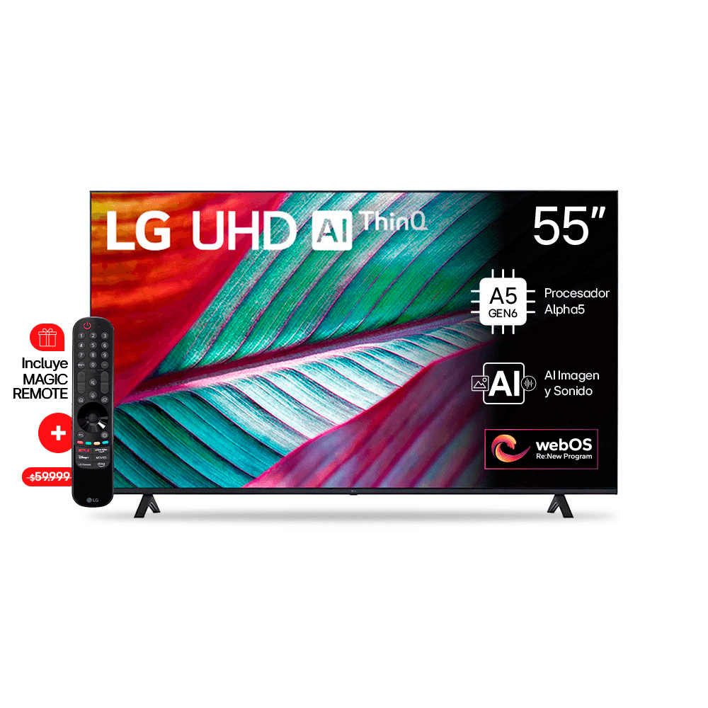 Smart TV LG Led 4K 55" 55UR8750PSA - Coppel